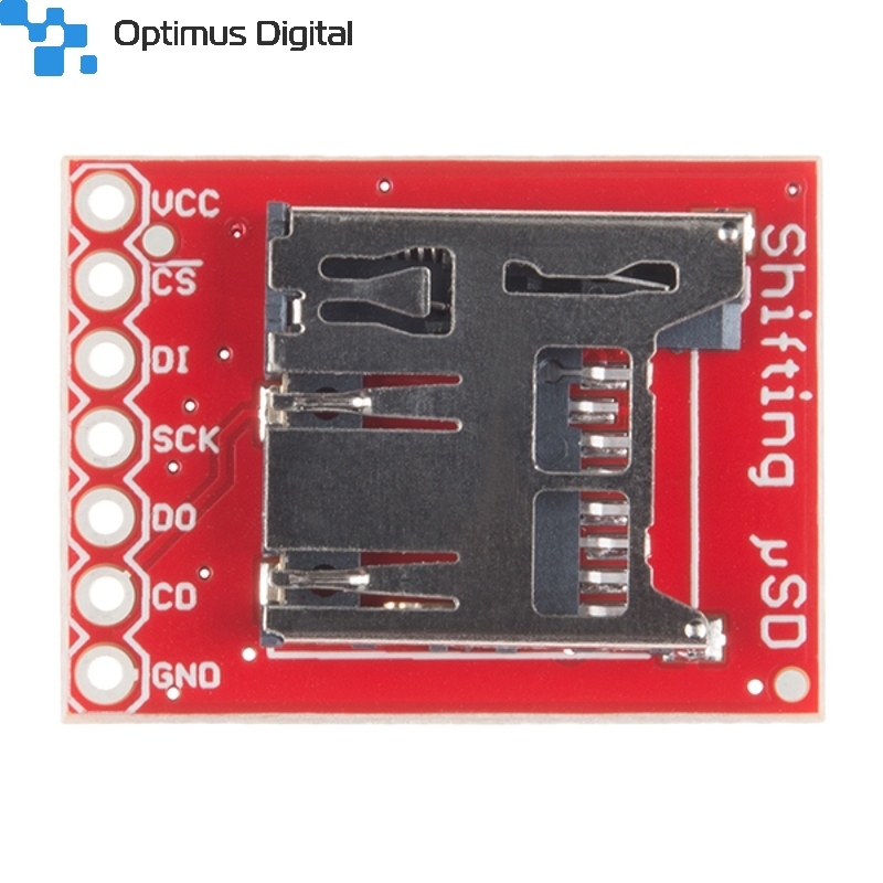 Shield Card Microsd Sparkfun Cu Level Shifter Integrat 