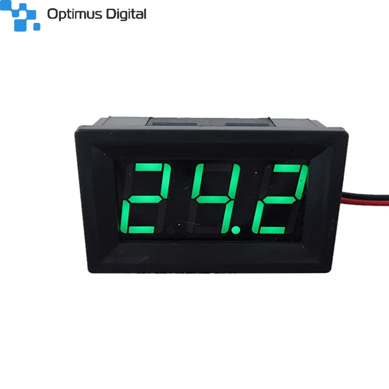 Green Panel Voltmeter (4.5 - 120 V)