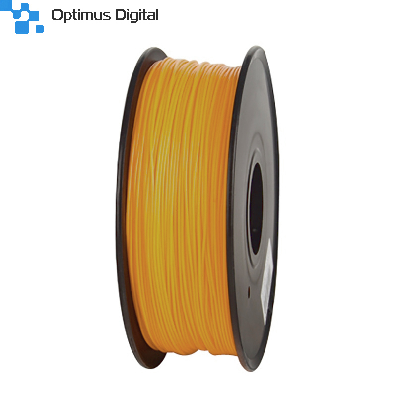 Filament pentru Imprimanta 3D 1.75 mm PLA 1 kg - Portocaliu Luminos