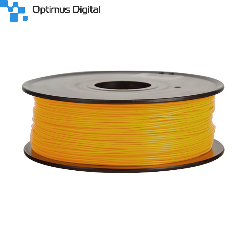 Filament pentru Imprimanta 3D 1.75 mm PLA 1 kg - Portocaliu Luminos